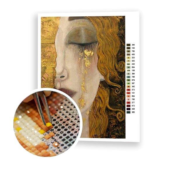 "Χρυσή δάκρυ" ζωγραφική με διαμάντια προς πώληση | Χόμπι Ιστορίες ...